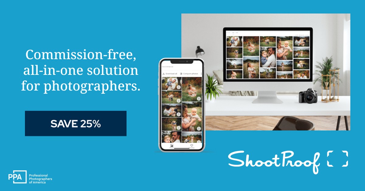 New PPA Discount: 25% Off Your First Year with ShootProof ...